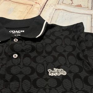Coach | Shirts | Coach Men Polo Shirt M With Tags | Poshmark